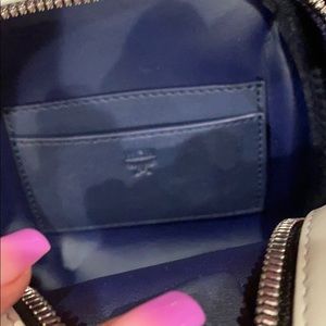 MCM | Bags | Mcm Logo White Mini Backpack | Poshmark